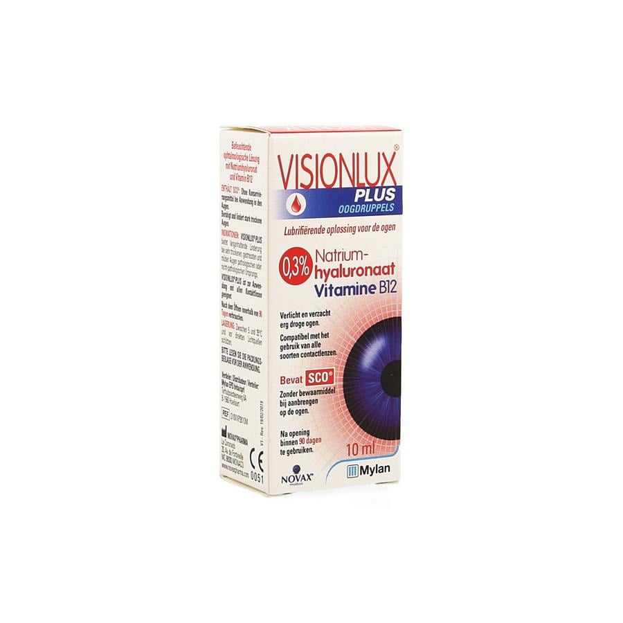 Visionlux plus oogdruppels fl 1 x 10ml kopen? | Multipharma.be