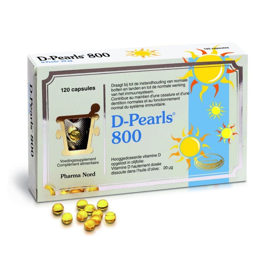 Achetez D-pearls 800 capsules 120pc en ligne ? | Multipharma.be