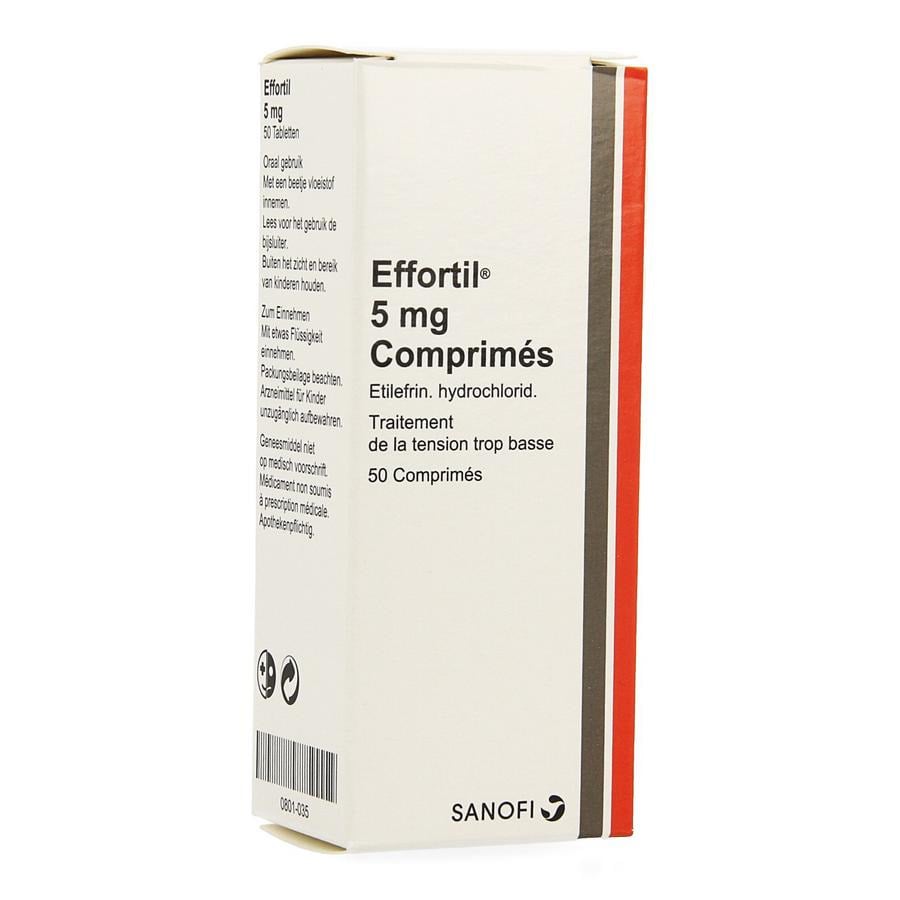 Effortil comp 50 x 5mg kopen? | Multipharma.be