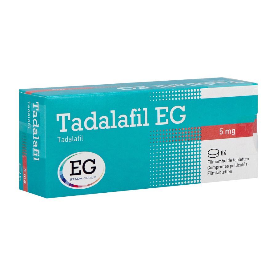 Achetez Tadalafil eg 5mg comp pell 84 x 5mg en ligne ? | Multipharma.be