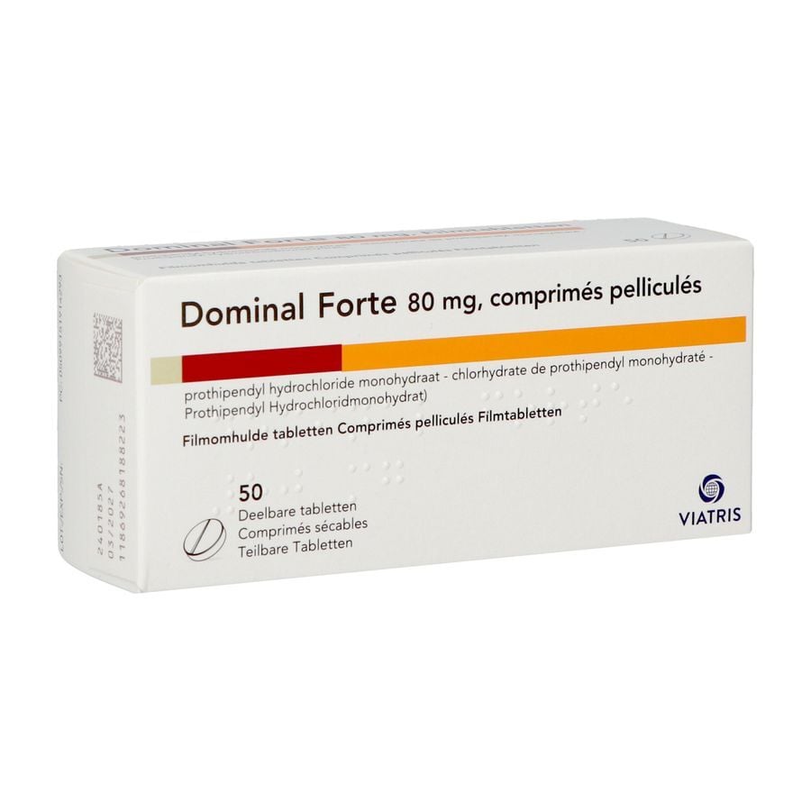 Achetez Dominal forte comp secable 50x80mg en ligne ? | Multipharma.be