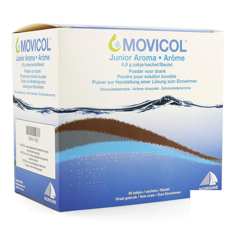 Achetez Movicol junior arome sachets 30 x 6,9g en ligne ? | Multipharma.be