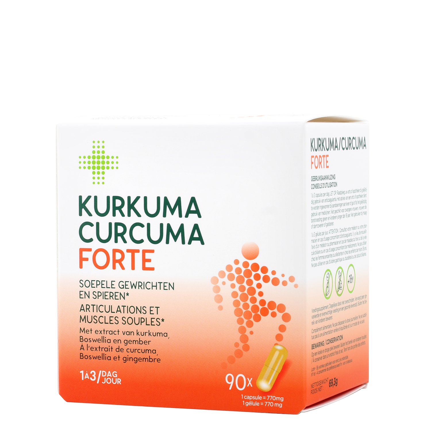 Achetez Multipharma Curcuma Forte 90pc en ligne ? | Multipharma.be