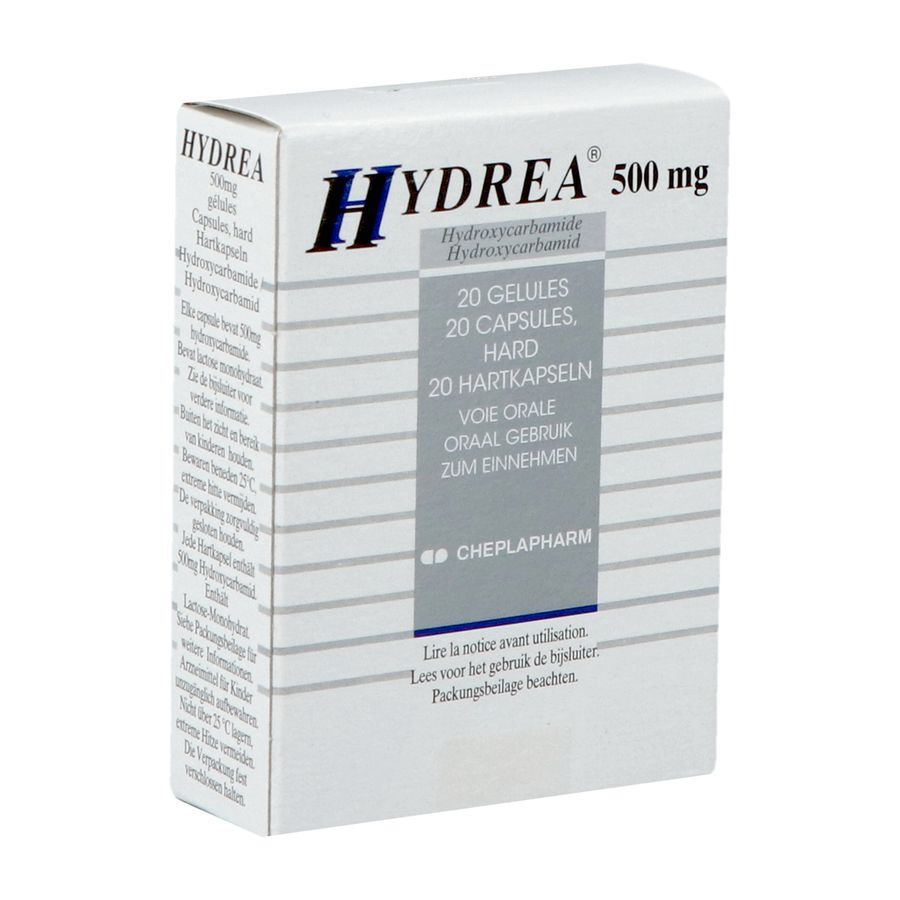 Hydrea capsules 20 x 500mg alu/pvc/pvdc kopen? | Multipharma.be