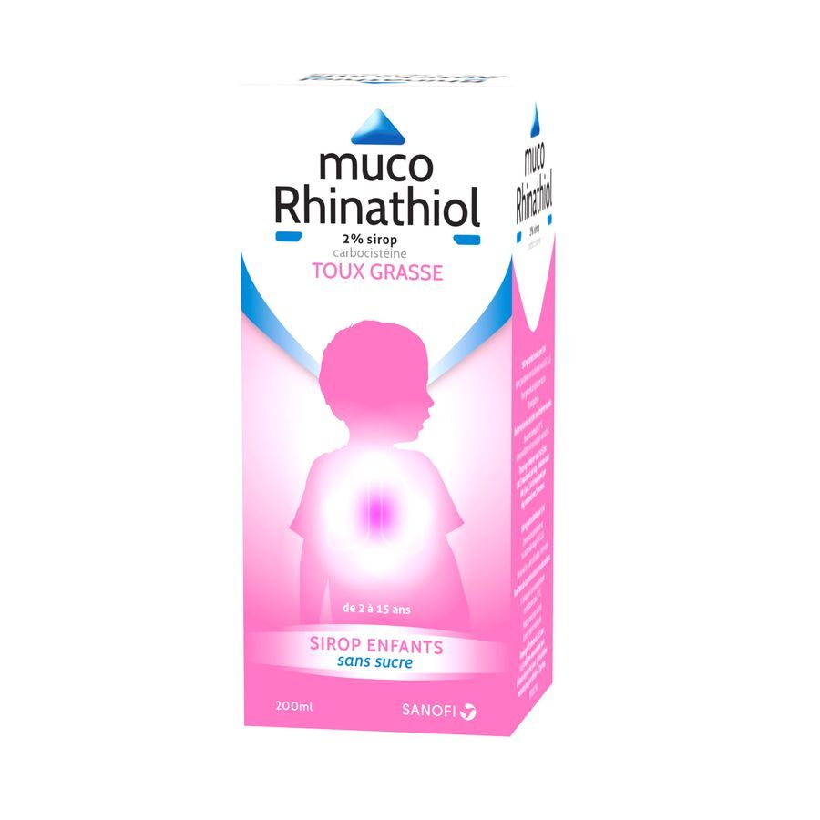 Muco rhinathiol 2% sir inf z/suiker 200ml kopen? | Multipharma.be