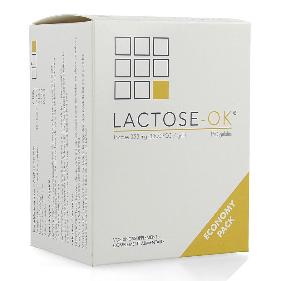 Lactose ok caps 150 5753 revogan kopen? | Multipharma.be