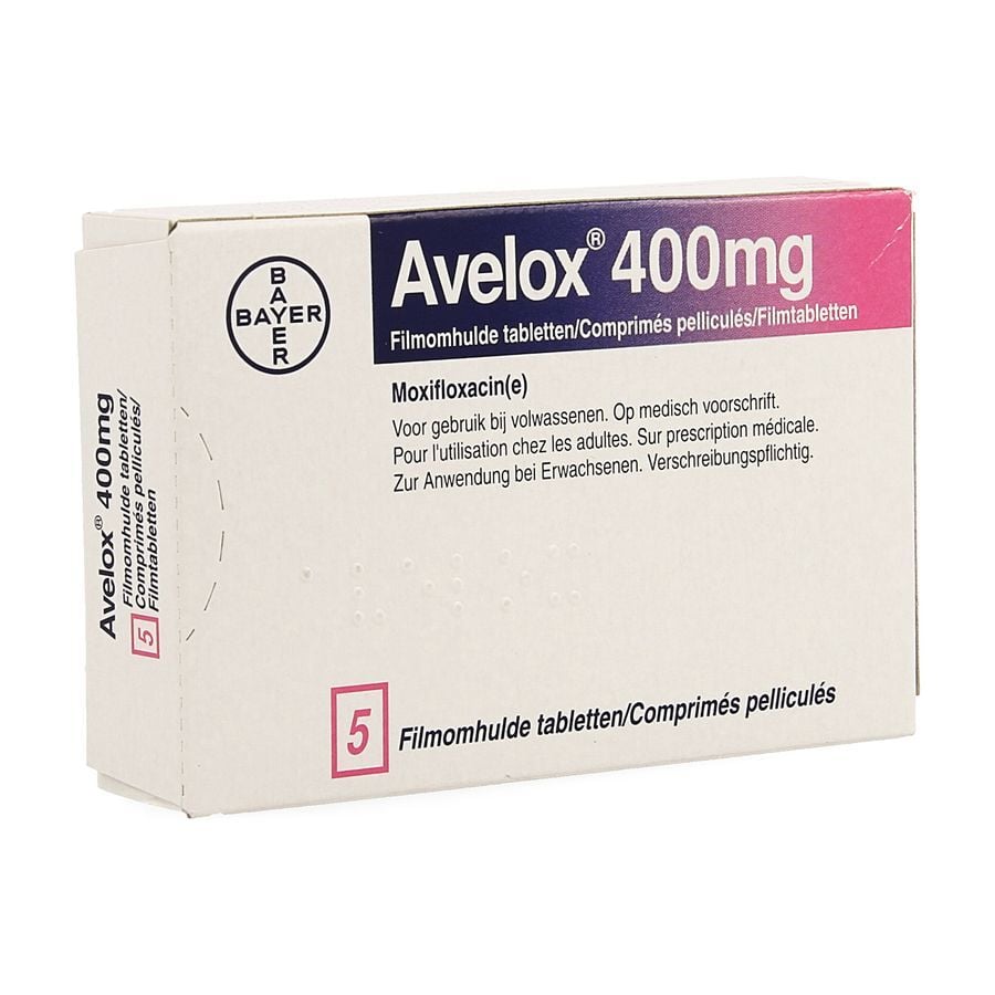 Avelox 400mg filmomh tabl 5 x 400mg (nf blister kopen? | Multipharma.be