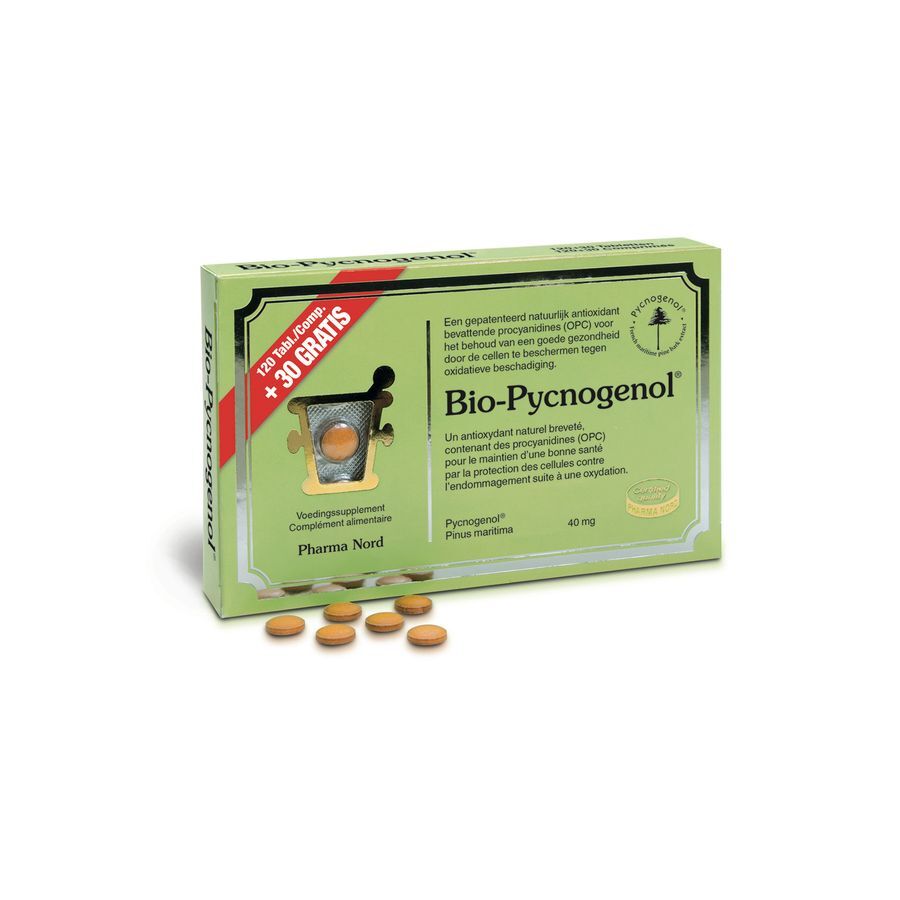 Pharma nord Bio-pycnogenol tabletten 120st+30 gratis promo kopen ...