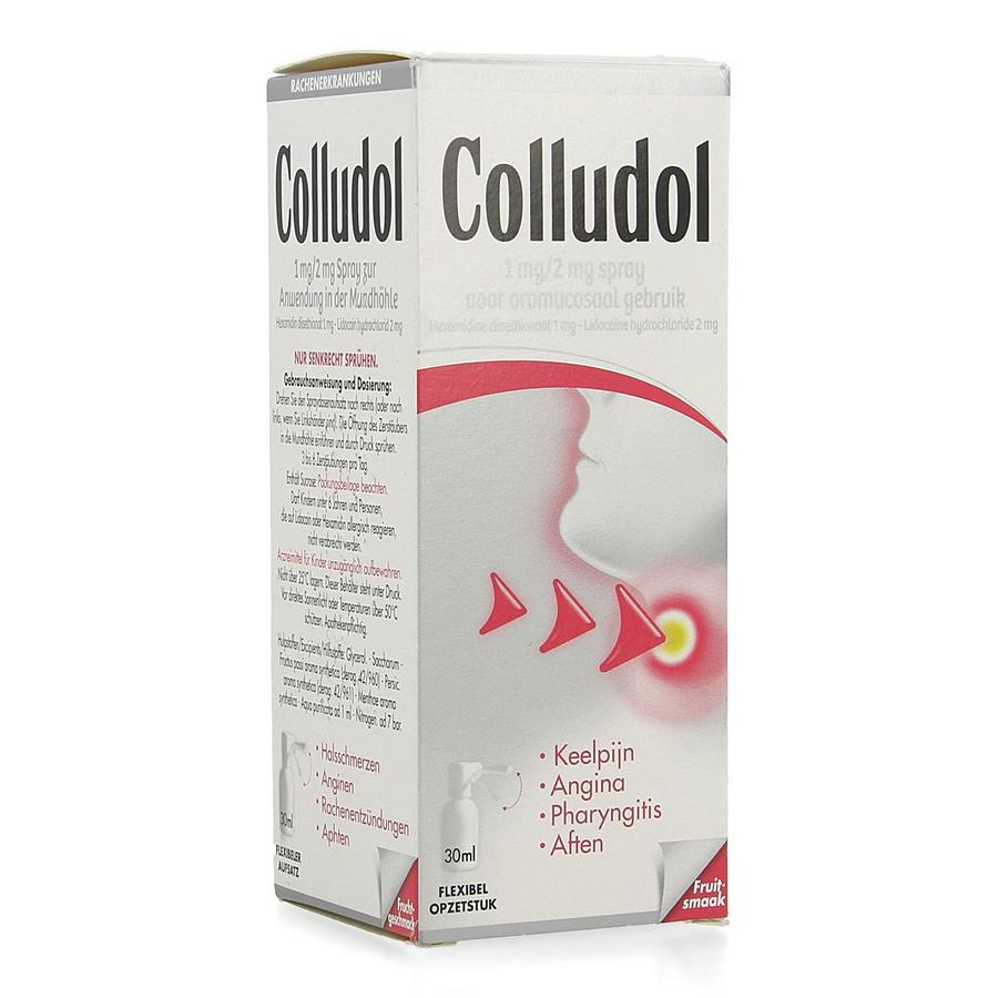 Achetez Colludol spray 30ml en ligne ? | Multipharma.be