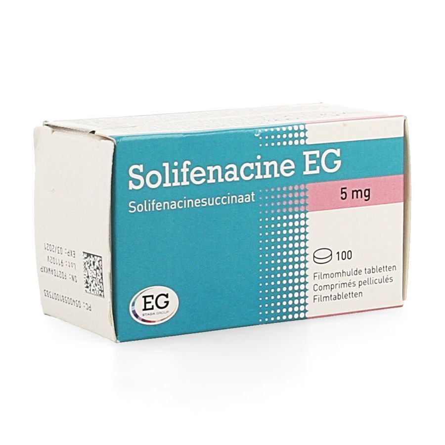 Solifenacine eg 5mg filmomh tabl 100 pvc/alu kopen? | Multipharma.be