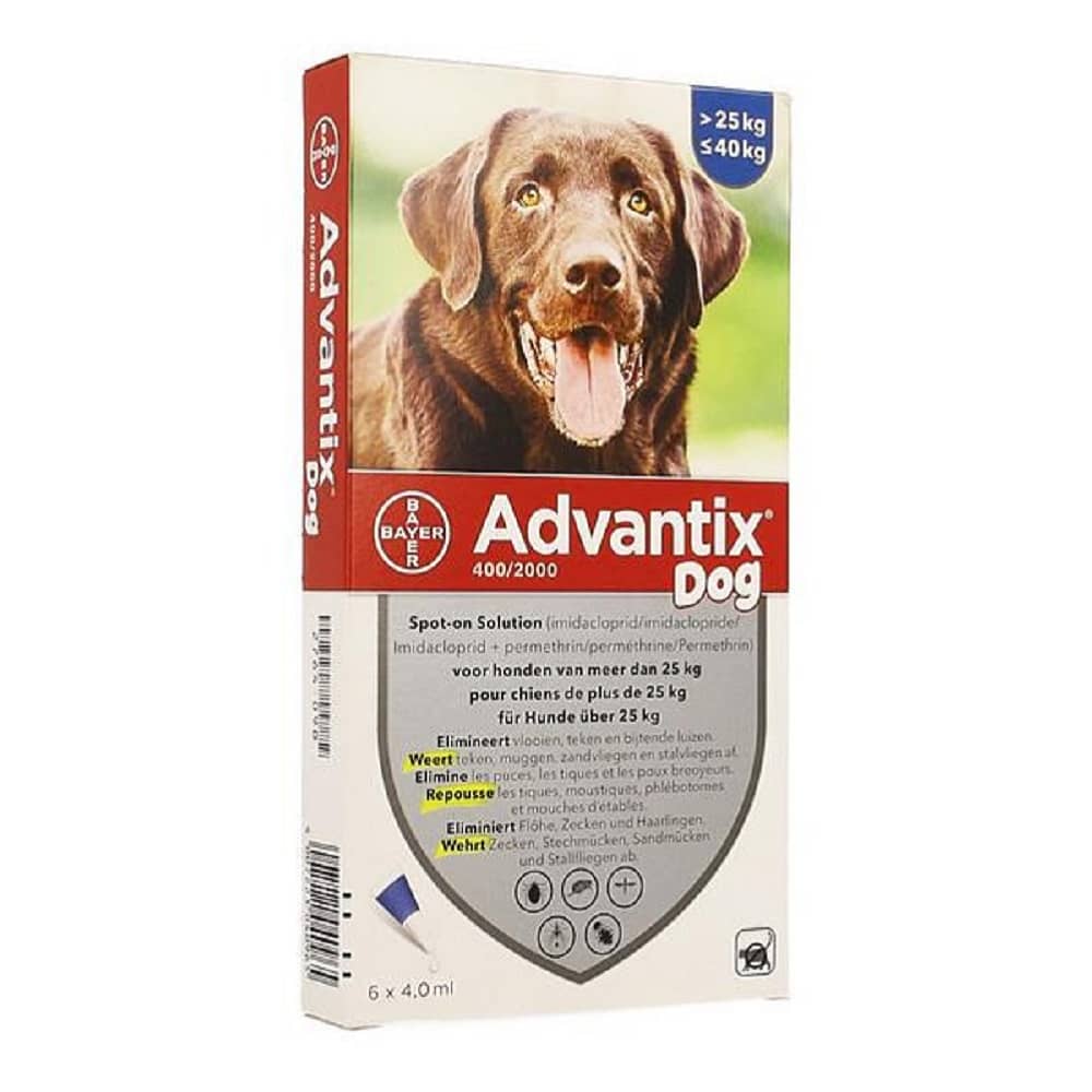 Achetez Advantix Dog 400/2000 Chiens 25