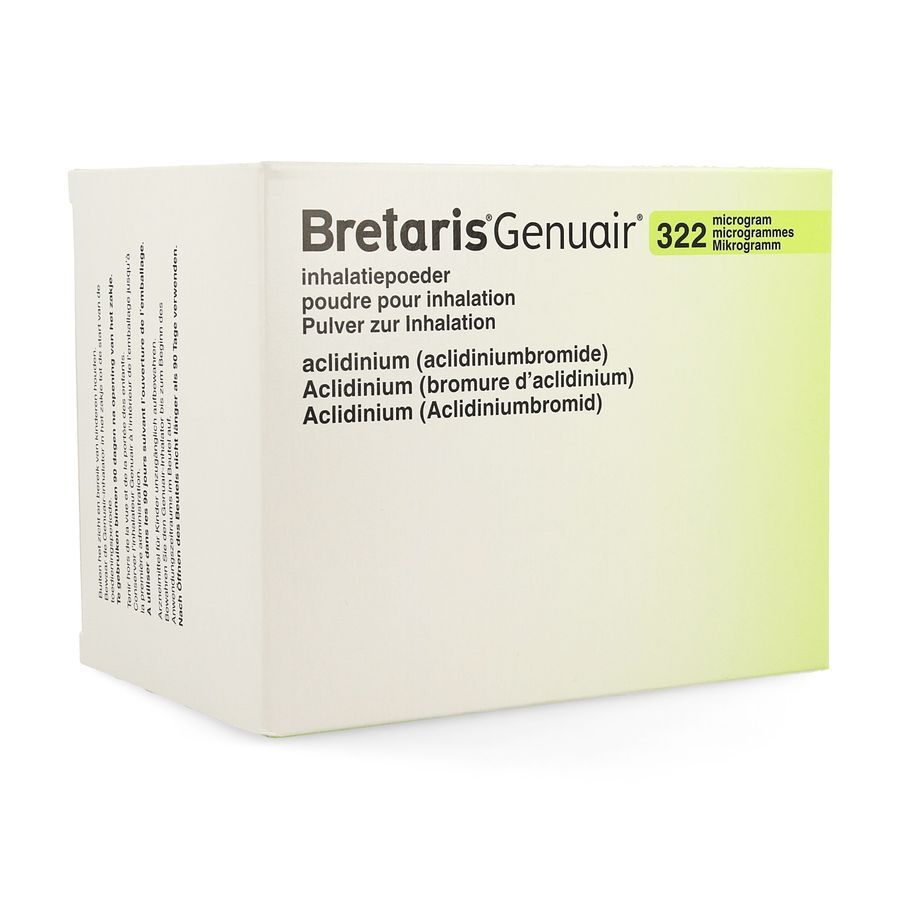 Bretaris genuair 322mcg inhal poeder 3x60 dosis kopen? | Multipharma.be