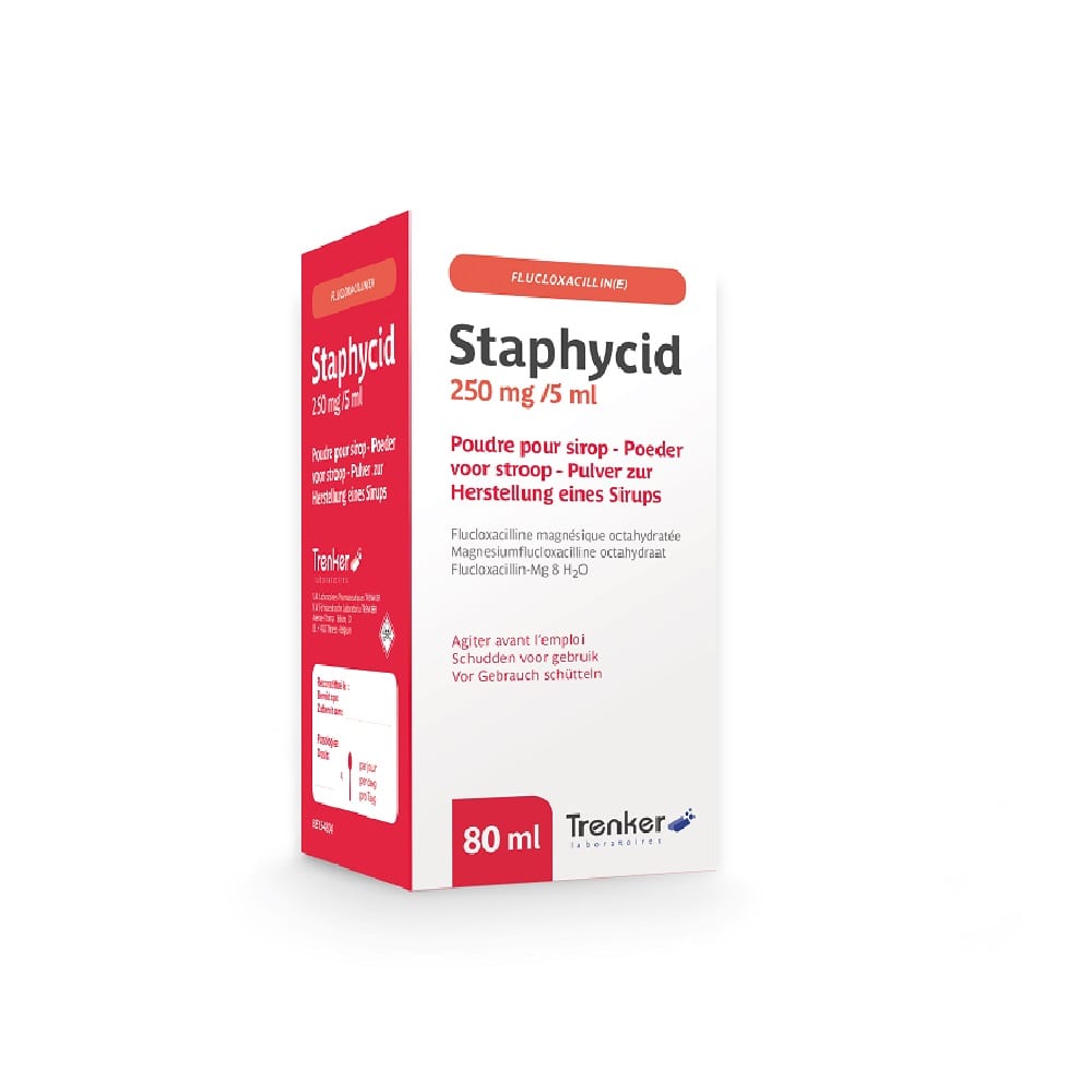Achetez Staphycid susp or 80ml 250mg/5ml en ligne ? | Multipharma.be