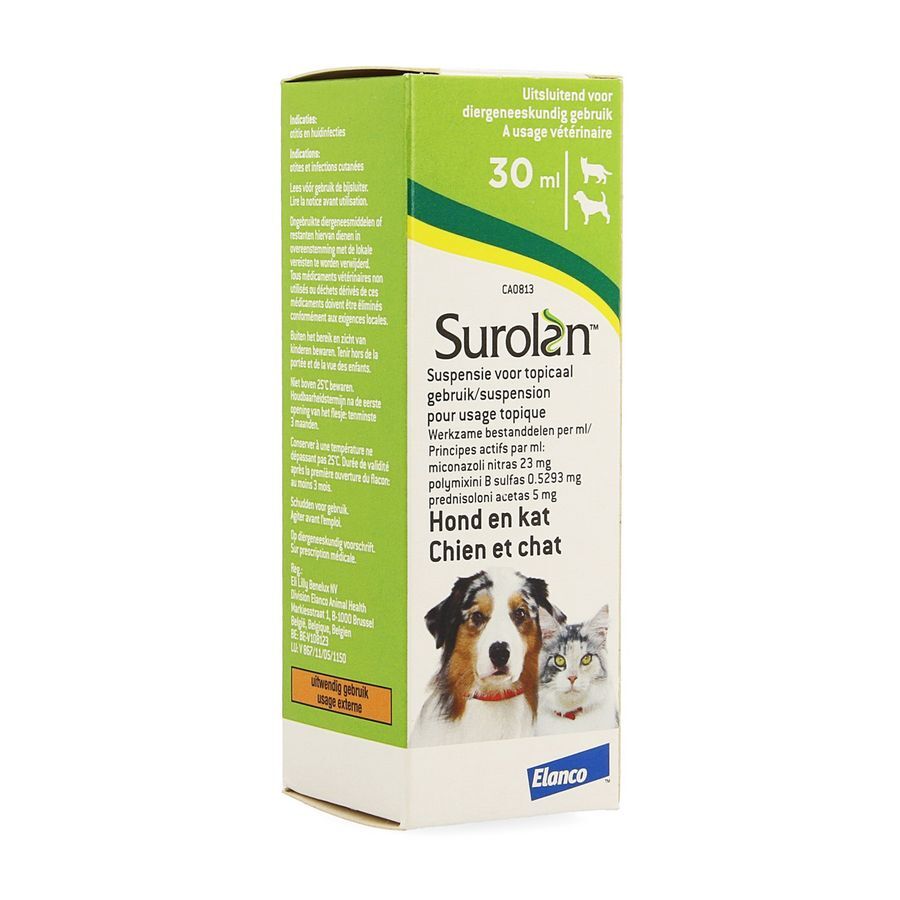 Surolan gutt 30ml kopen? | Multipharma.be