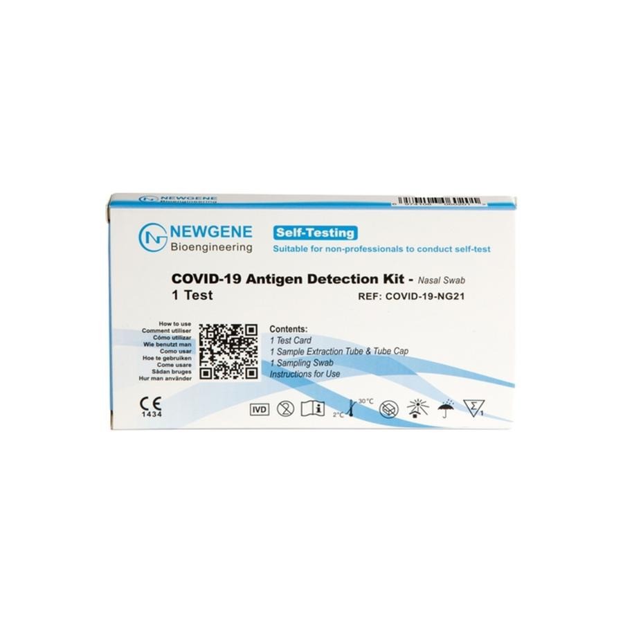 Newgene COVID-19 Antigeendetectiekit neusswab 1st kopen? | Multipharma.be