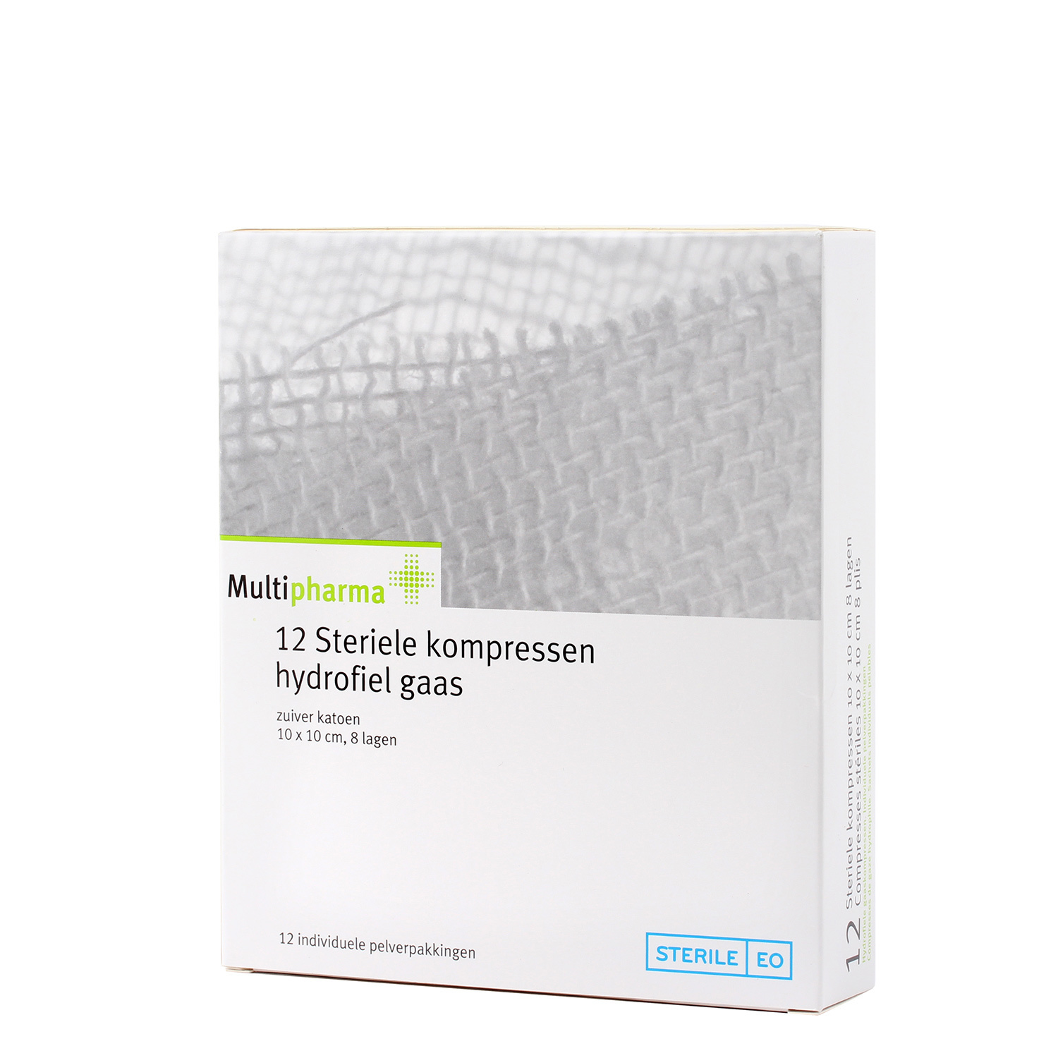Achetez Multipharma Compresse stérile 10,0cmx10,0cm 12 en ligne ...