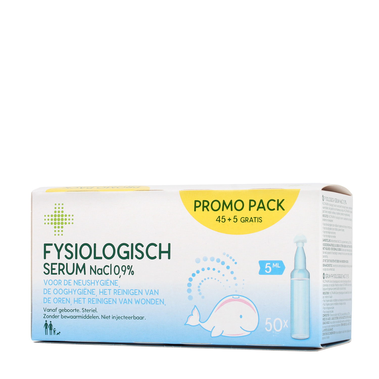 Multipharma Fysiologisch Serum 45x5ml + 5 Gratis kopen? | Multipharma.be