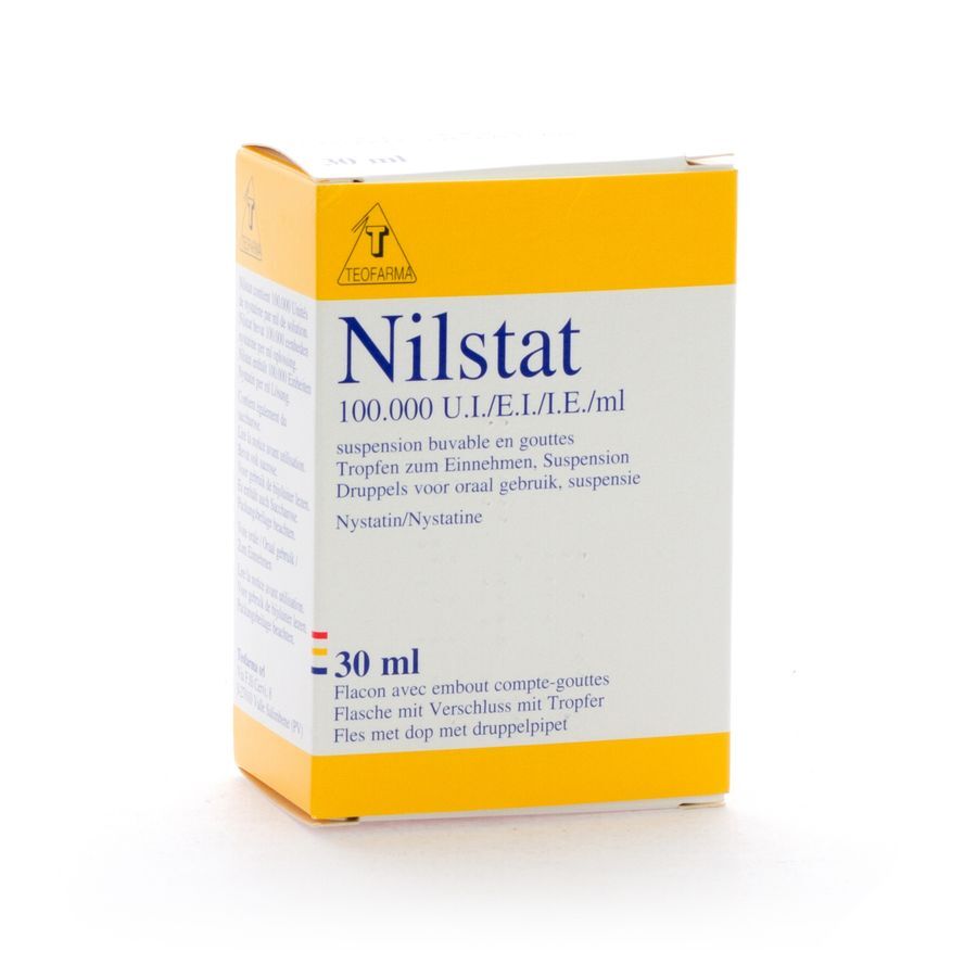 Achetez Nilstat gutt buv 1x30ml 100000 u/ml en ligne ? | Multipharma.be