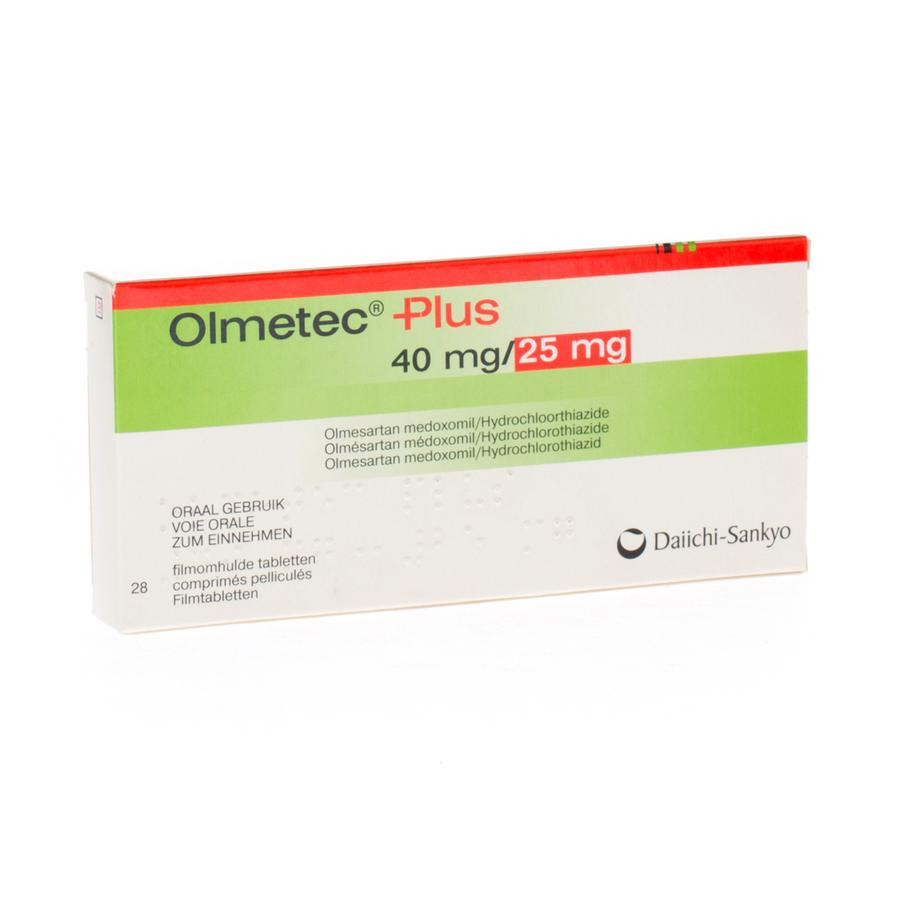 Olmetec plus 40mg/25mg comp pell 28 kopen? | Multipharma.be