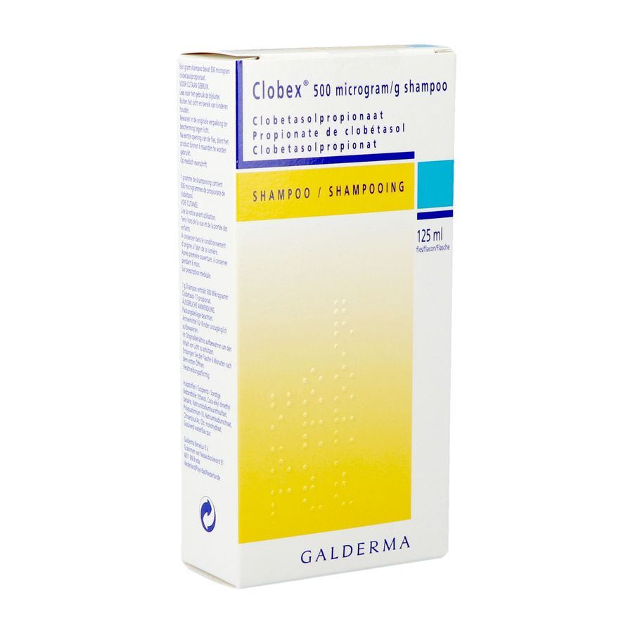 Clobex 500 ug/g shampoo fl 125ml kopen? | Multipharma.be