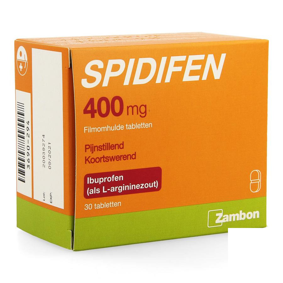 Achetez Spidifen 400mg comprimés pelliculés 30pc en ligne ...