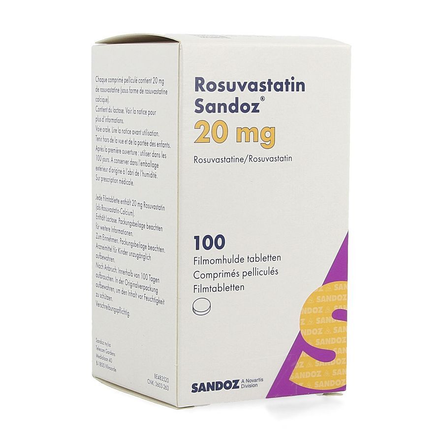 Sandoz rosuvastatin 20mg store
