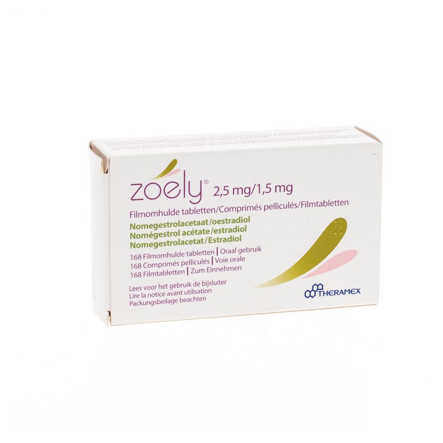 Achetez Zoely 2,5mg/1,5mg comp pell 168 en ligne ? | Multipharma.be
