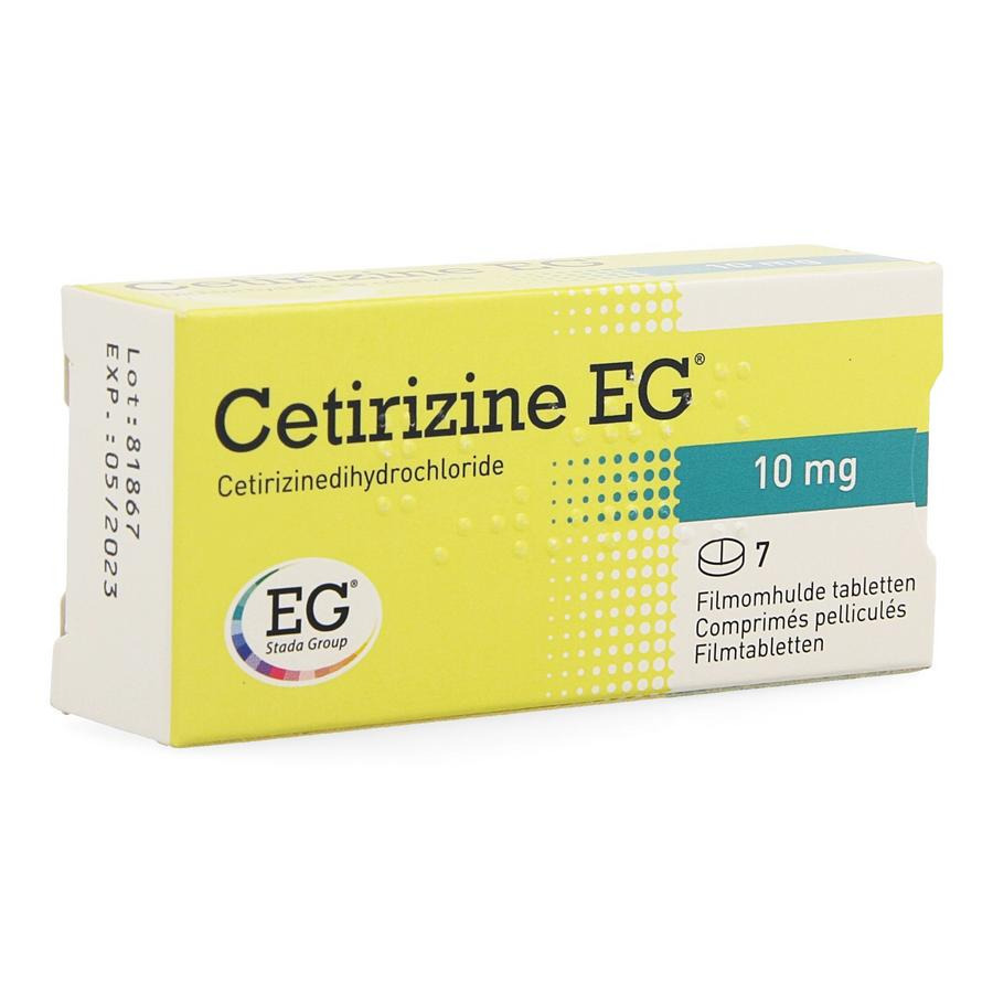 Cetirizine eg comp 7 x 10mg kopen? | Multipharma.be