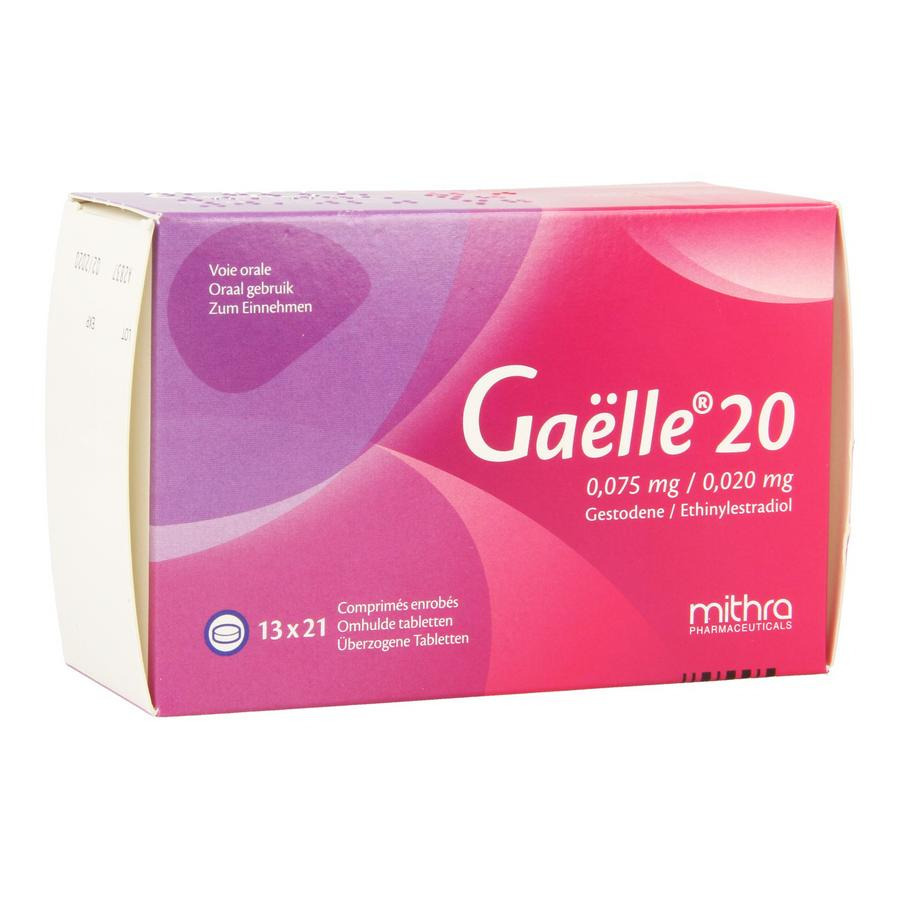 Achetez Gaelle 20 comp 13 x 21 en ligne ? | Multipharma.be