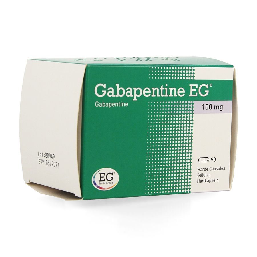 Achetez Gabapentine eg 100mg caps 90 x 100 mg en ligne ? | Multipharma.be