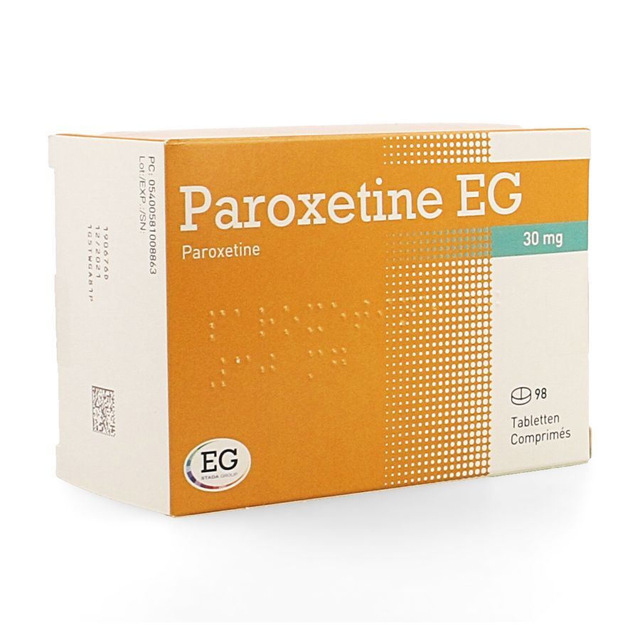 Paroxetine eg tabl 98x30mg kopen? | Multipharma.be