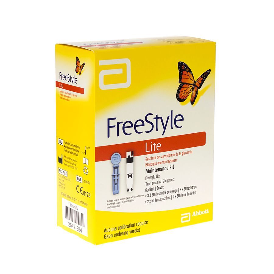 Achetez Abbott Pack d'Entretien FreeStyle Lite avec électrodes et ...