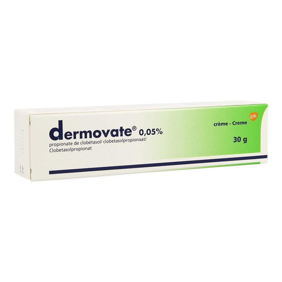 Achetez Dermovate creme 1 x 30g 0,05% en ligne ? | Multipharma.be