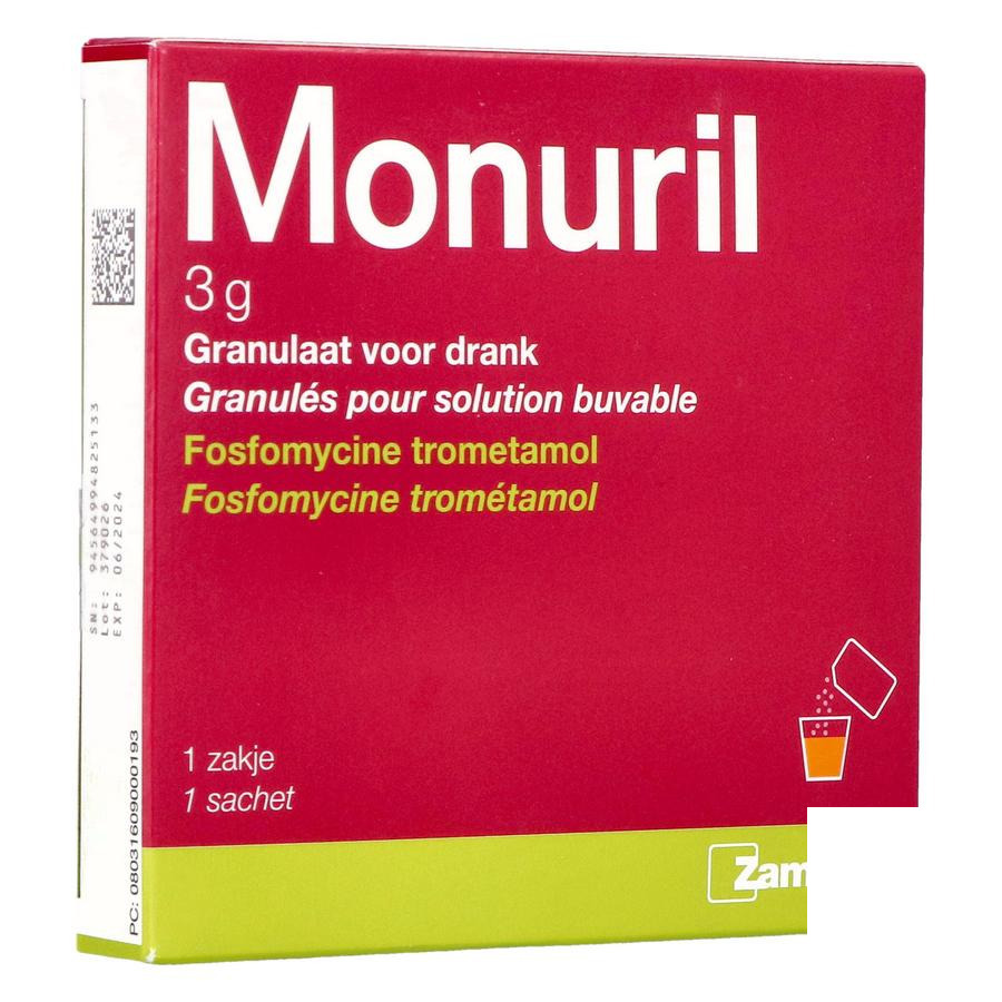 Monuril dos pulv or 1 x 3g kopen? | Multipharma.be