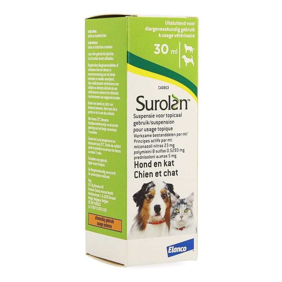 Surolan gutt 30ml kopen? | Multipharma.be