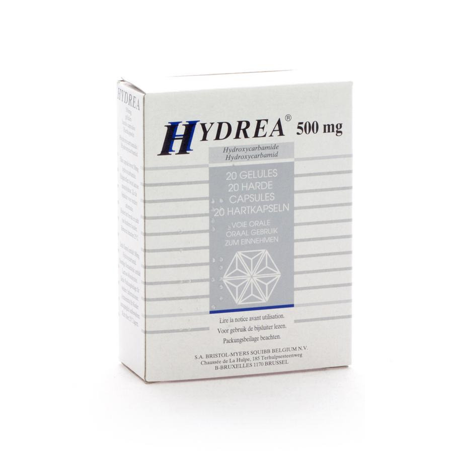 Achetez Hydrea capsules 20 x 500mg alu/pvc/pvdc en ligne ? | Multipharma.be