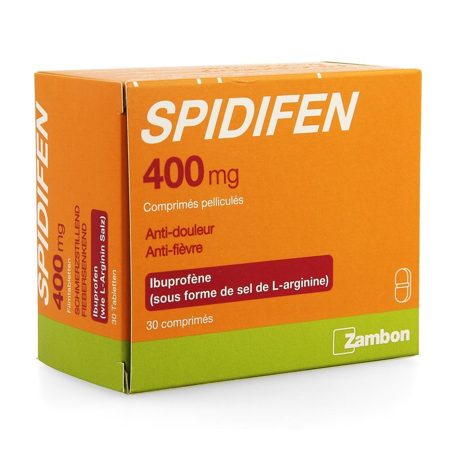 Spidifen 400mg filmomhullende tabletten 30st kopen? | Multipharma.be