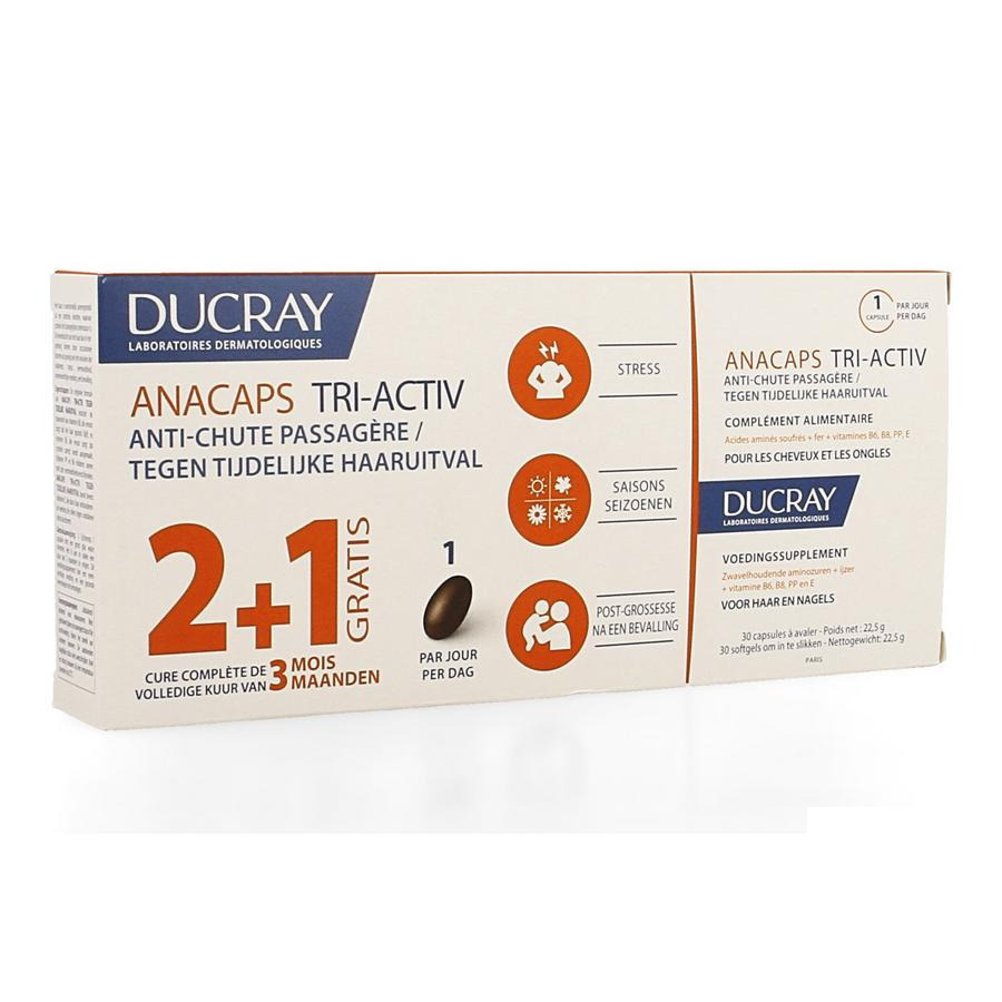 Ducray anacaps trio tri-activ caps 3x30 kopen? | Multipharma.be