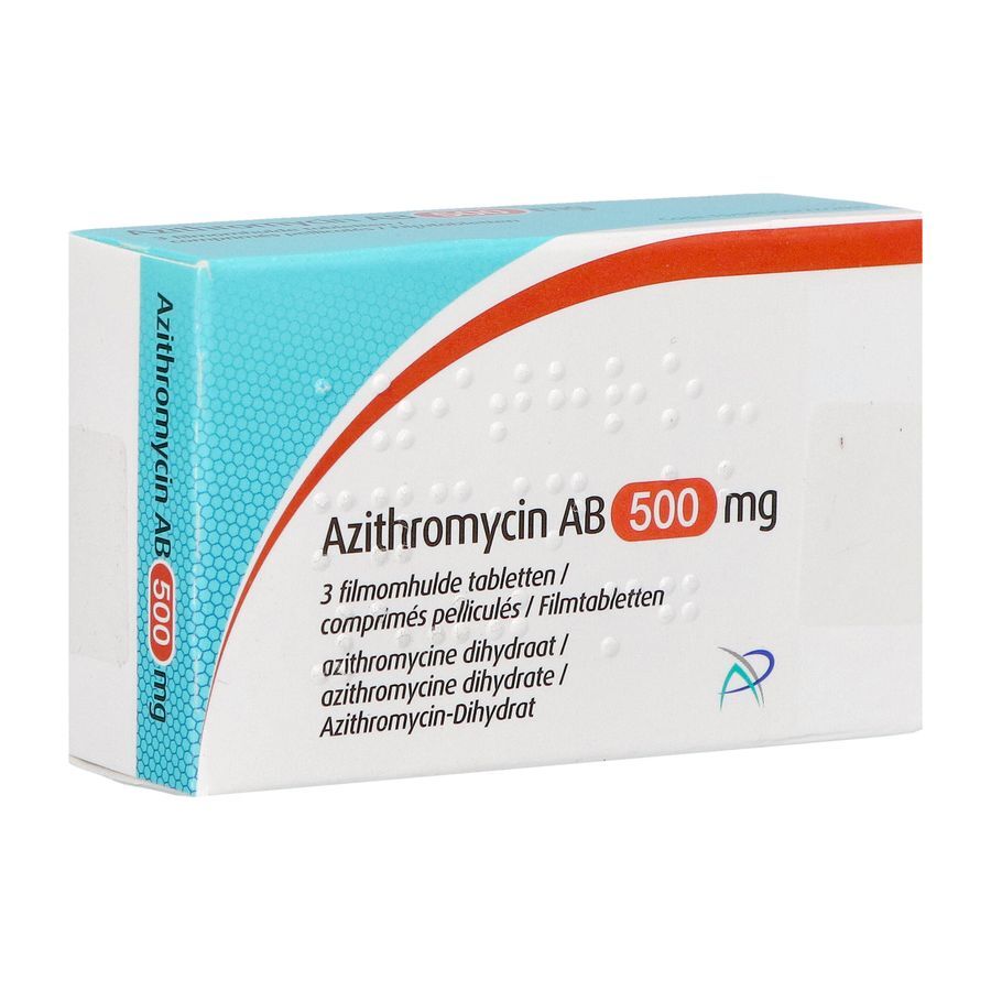 Azithromycin ab 500mg filmomh tabl 3 x 500mg kopen? | Multipharma.be