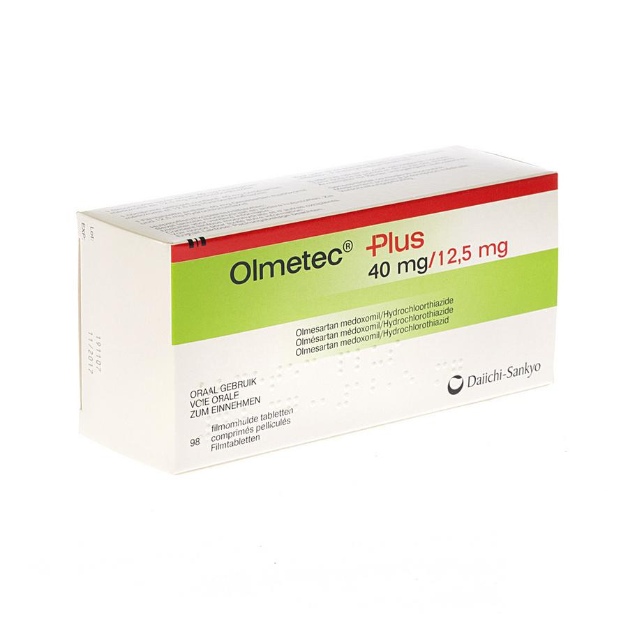Olmetec plus 40mg/12,5mg comp pell 98 kopen? | Multipharma.be