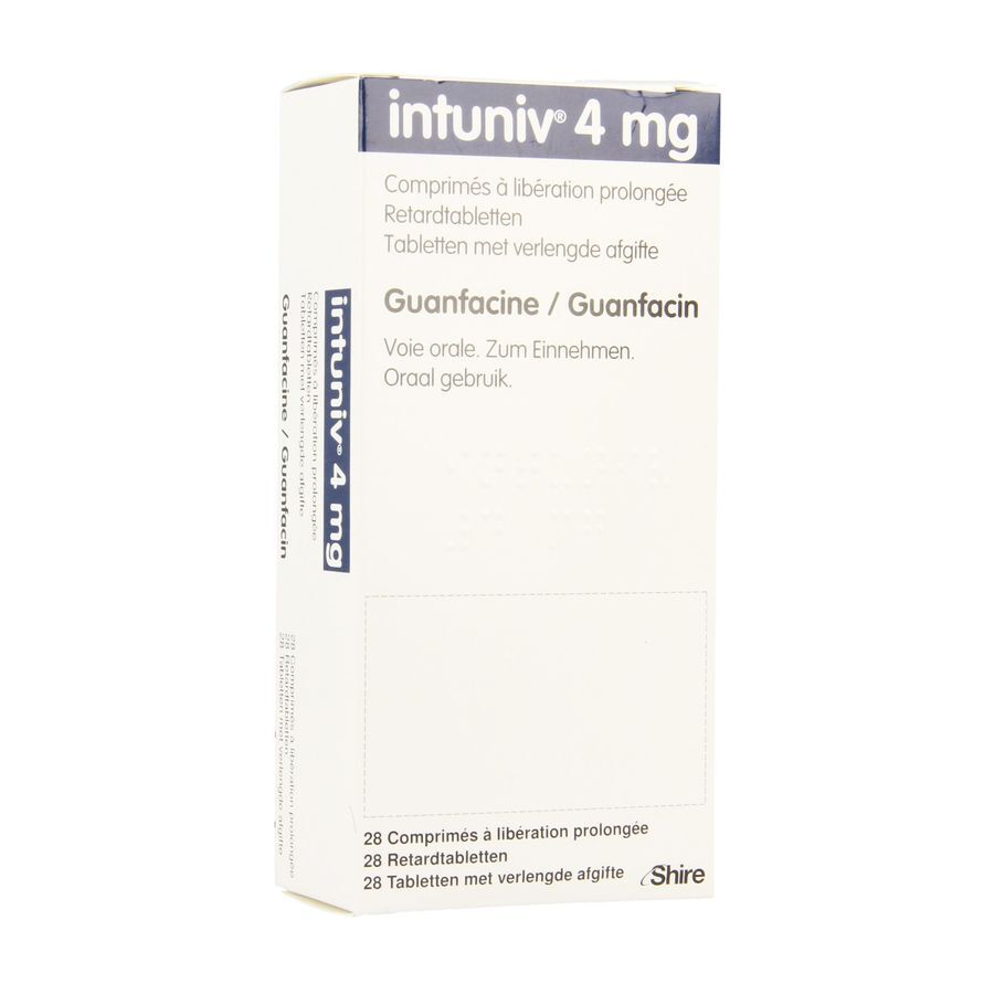 Achetez Intuniv 4mg liberation prol. comp 28 x 4mg en ligne ...