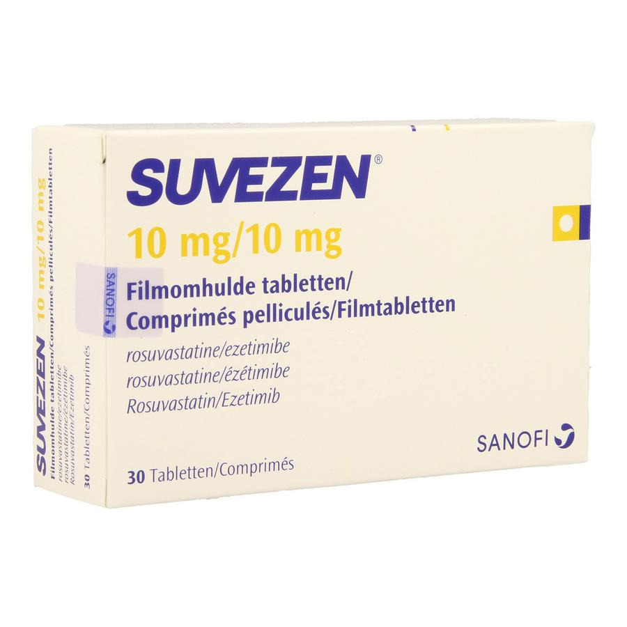 Achetez Suvezen 10mg/10mg comp pell 30 en ligne ? | Multipharma.be