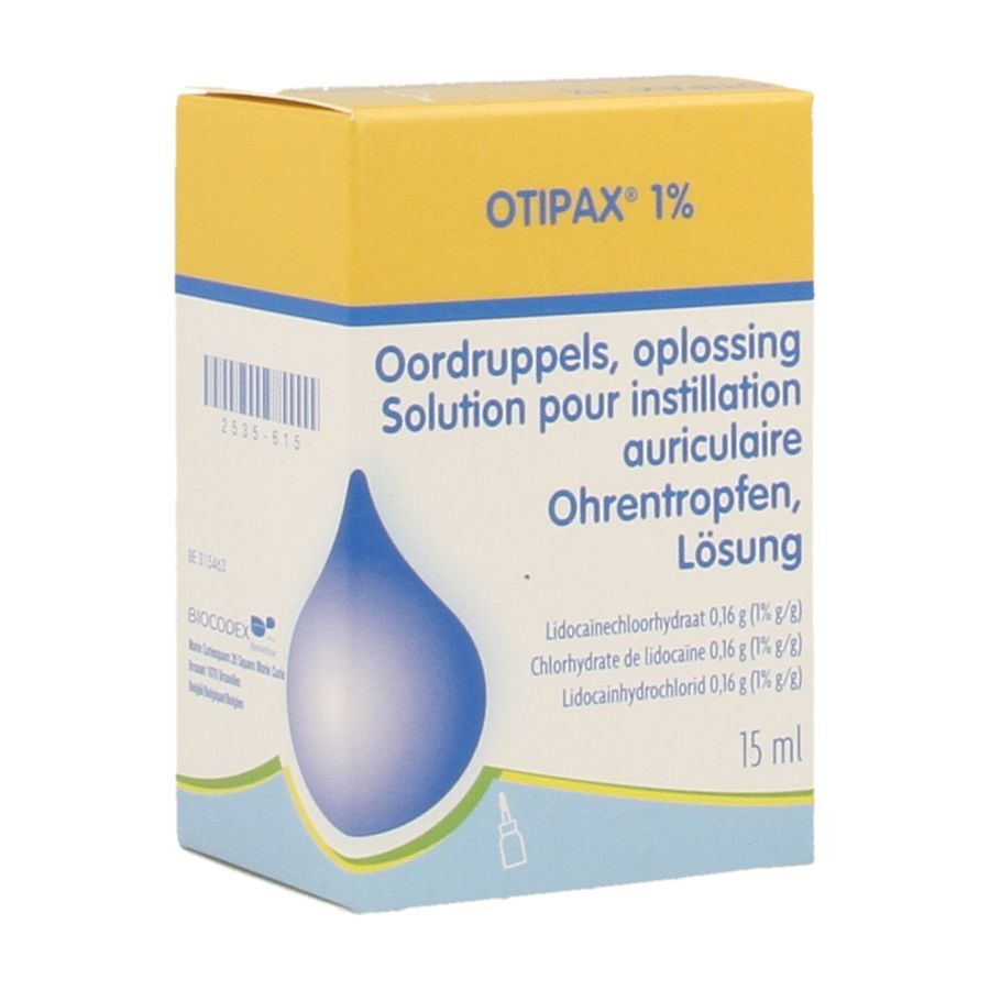 Achetez Otipax 1 % fl 15ml en ligne ? | Multipharma.be