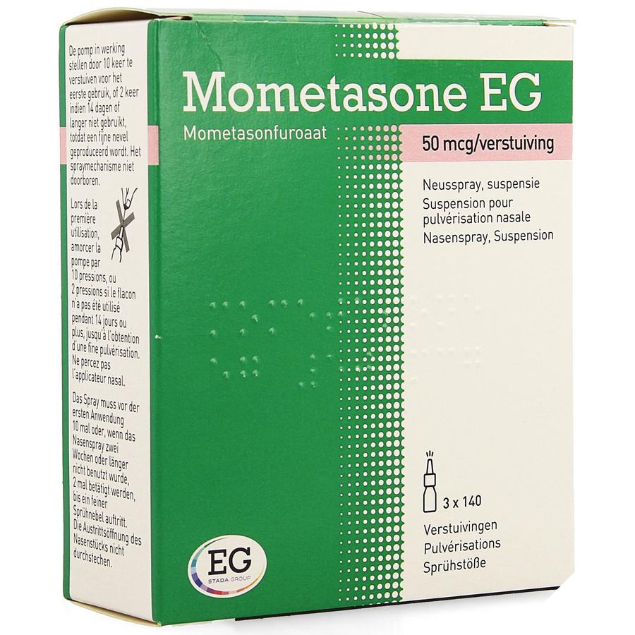 Mometasone eg 50mcg susp neusspray 3 x 140 kopen? | Multipharma.be