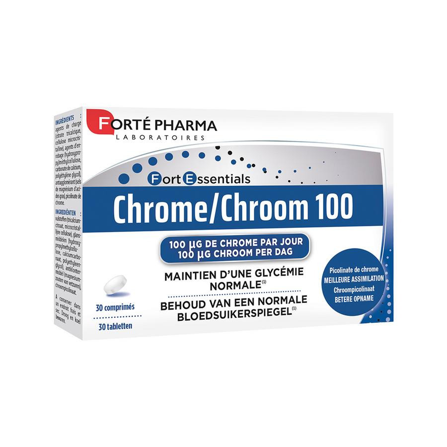 Chroom 100 forte pharma tabl 30 kopen? | Multipharma.be