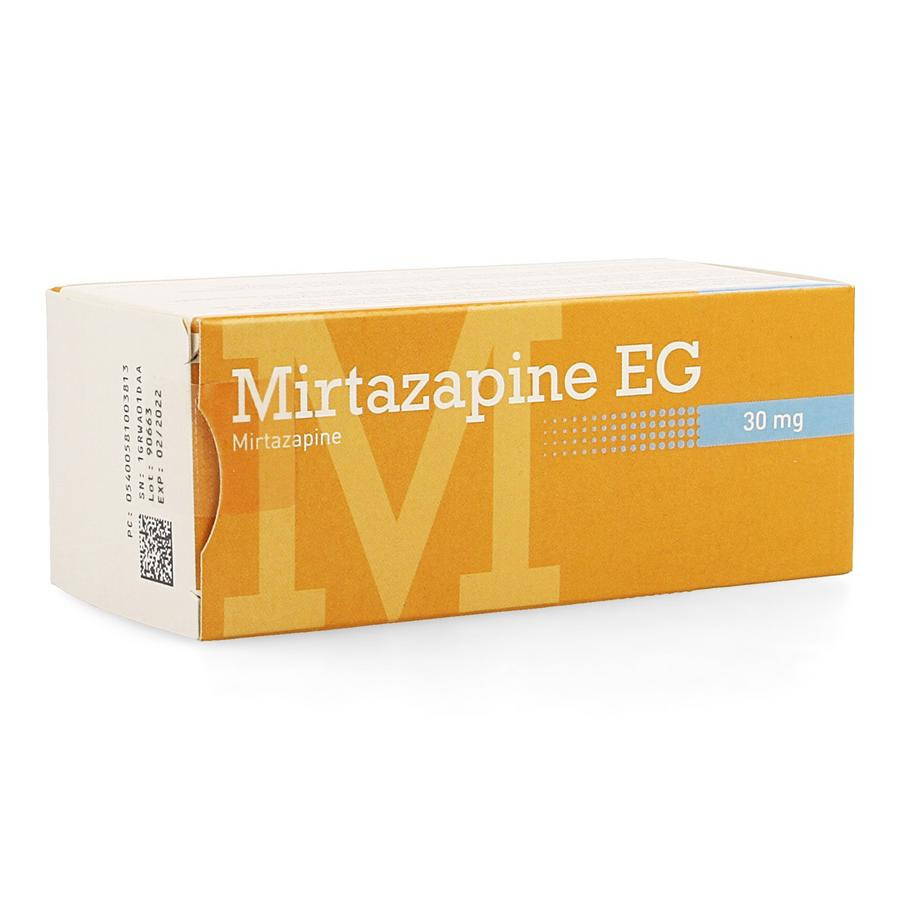 Mirtazapine eg 30mg tabl pell 100x30 mg kopen? | Multipharma.be