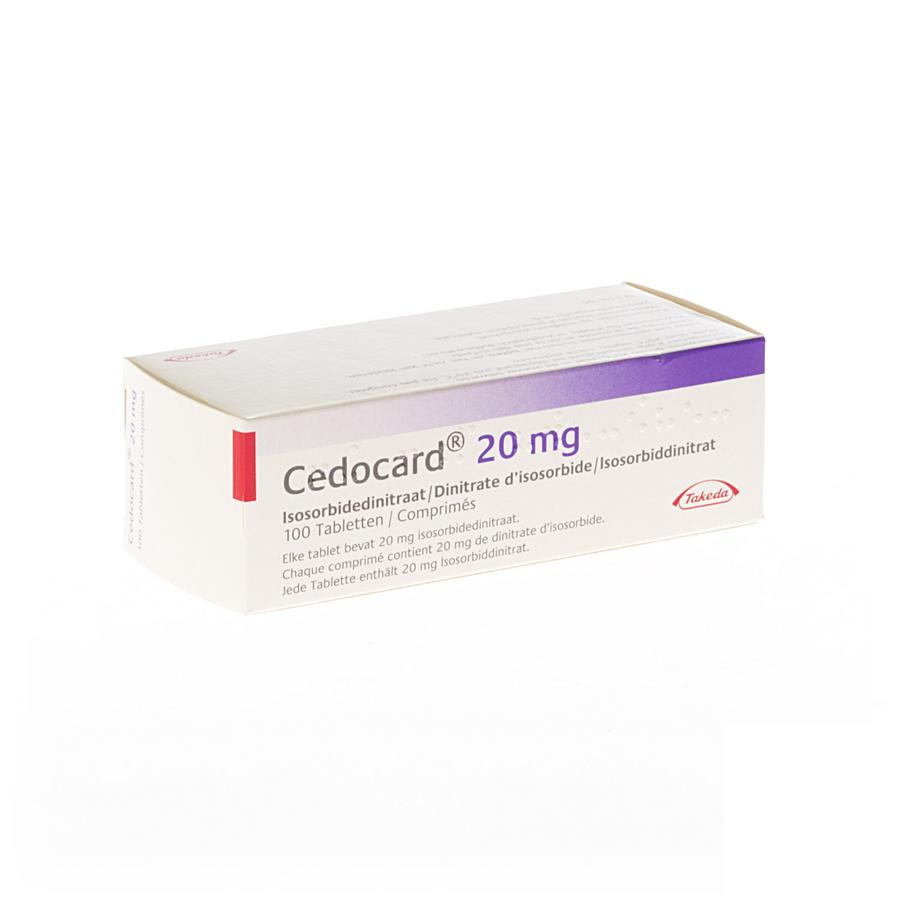 Cedocard comp 100 x 20mg kopen? | Multipharma.be