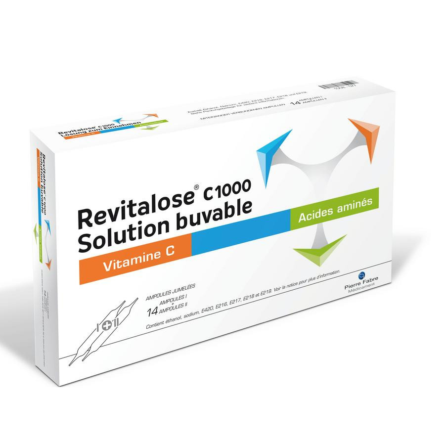 Achetez Revitalose c 1000 amp sol orale 14 x (i+ii) en ligne ...