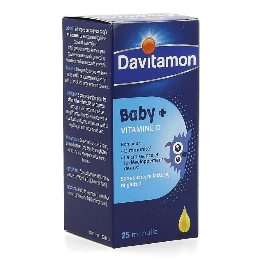 Davitamon Baby Vitamine D olie 25ml kopen? | Multipharma.be
