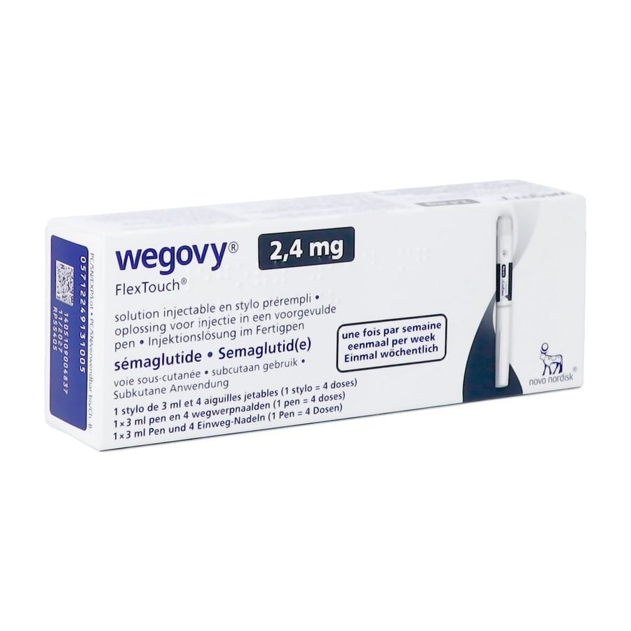 Wegovy 2,4mg flextouch opl inj voorgev.pen 3ml kopen? | Multipharma.be